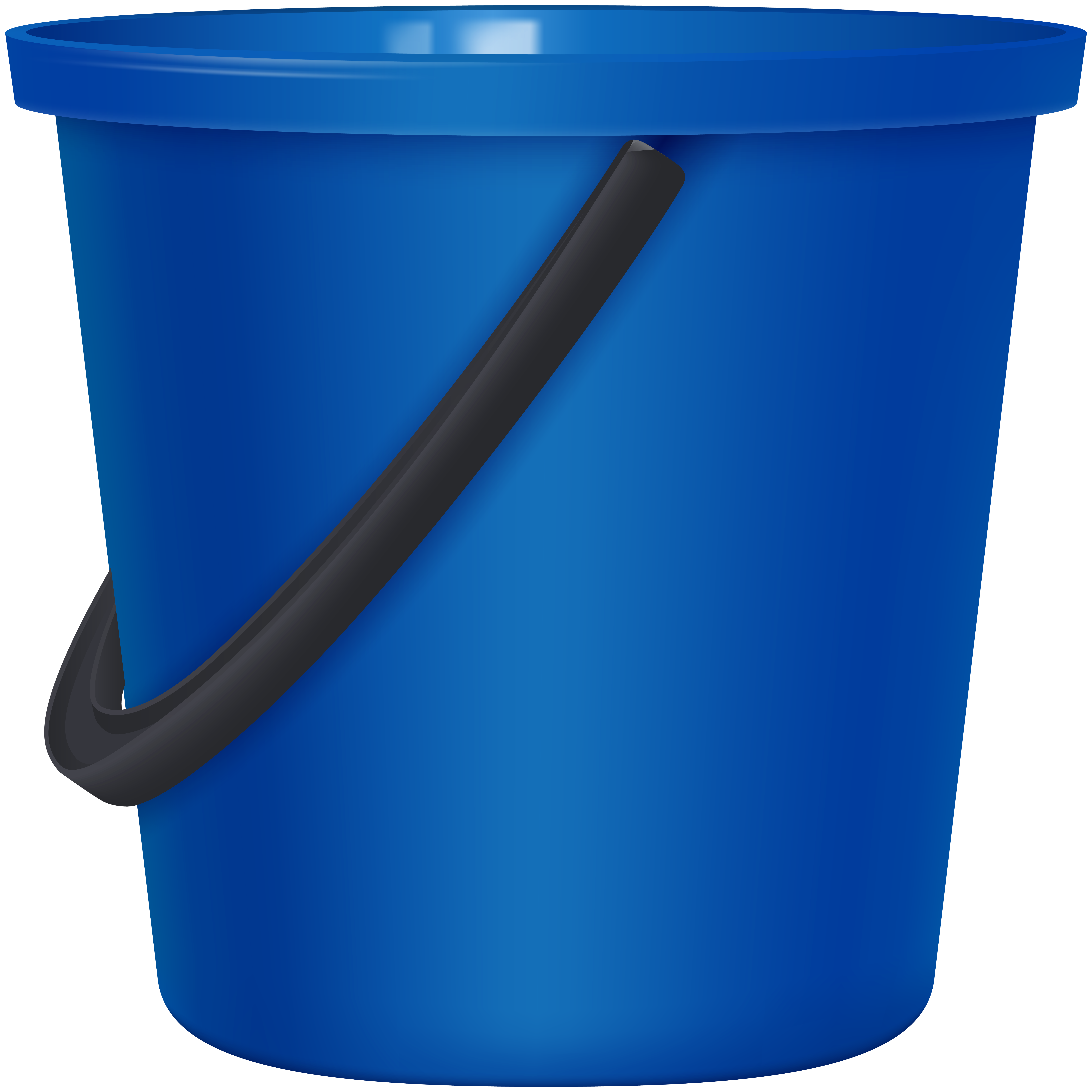 Blue Bucket PNG Clip Art - Best WEB Clipart