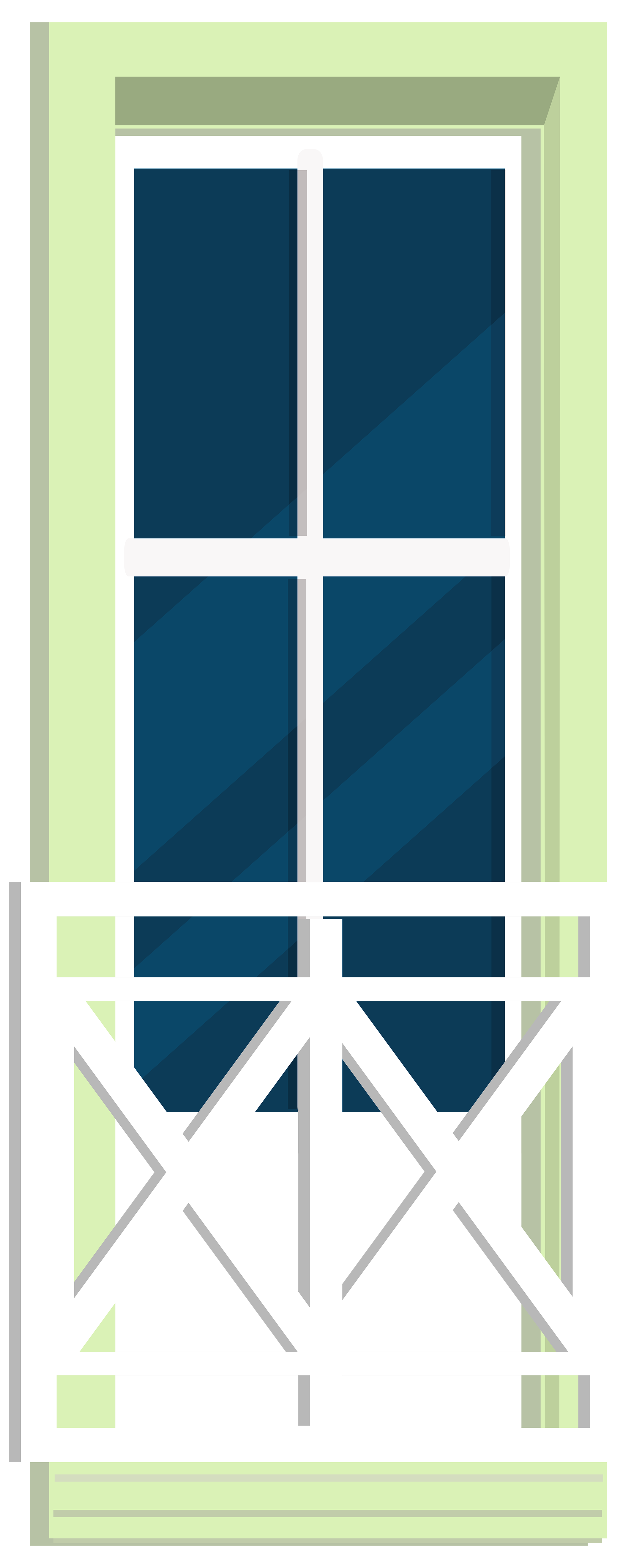 Tall Window PNG Clip Art - Best WEB Clipart